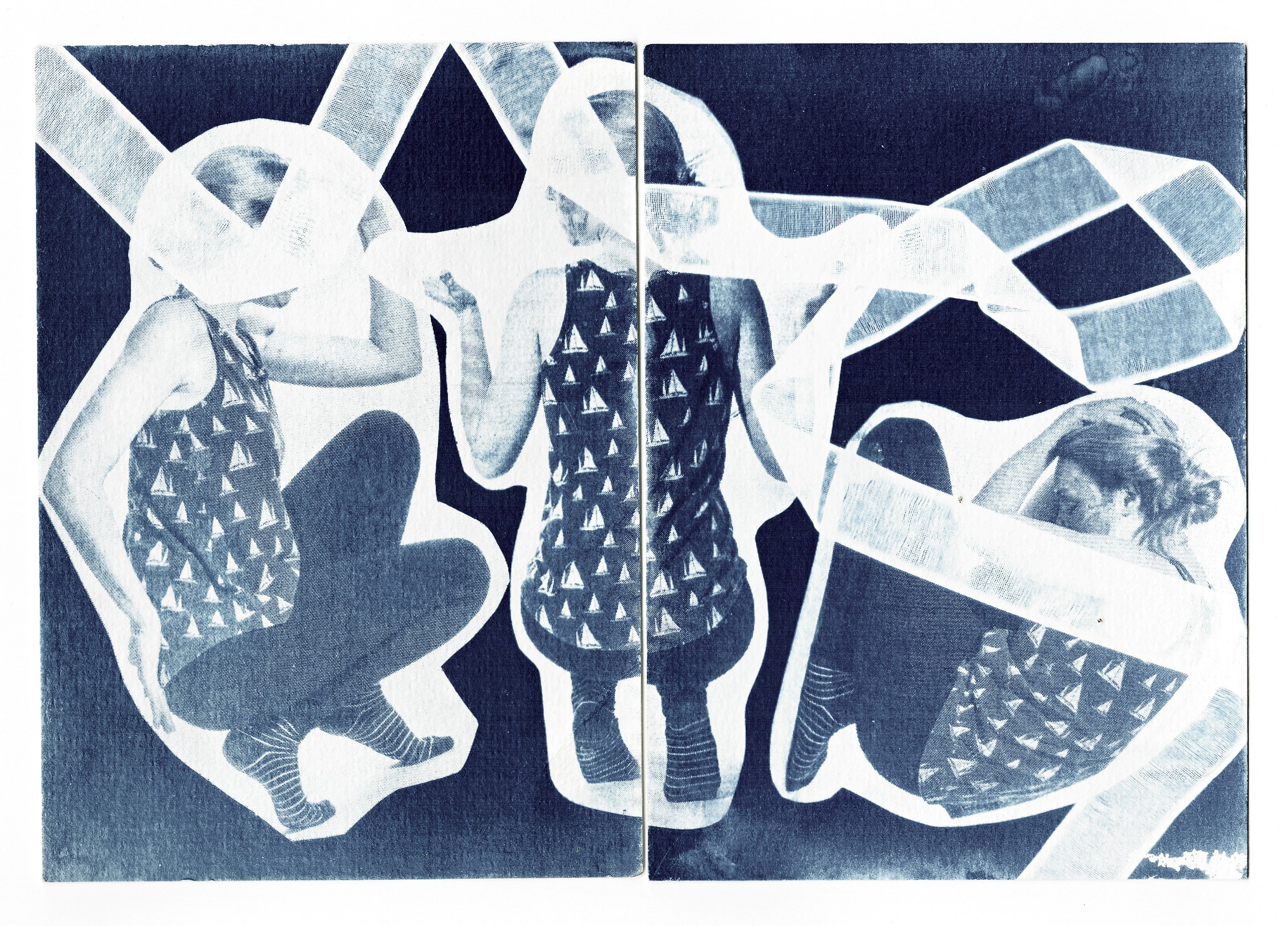 Mixing it up: Cyanotype printing and mixed media approach – Maverick Beyond